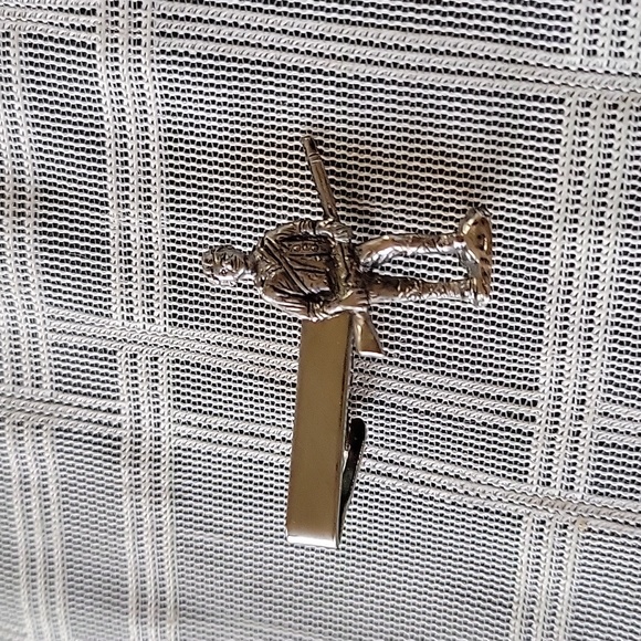 Vintage | Accessories | Vintage Minuteman Soldier Silvertone Tie Clip ...